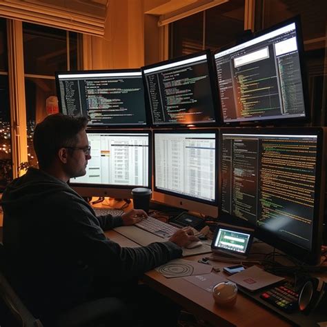 Free Focused Coding Session Image Download At Stockcake