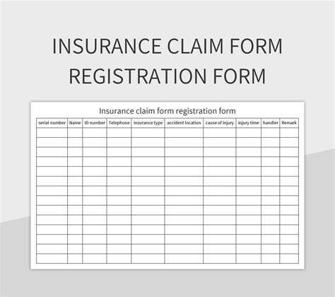 Free Claims Templates For Google Sheets And Microsoft Excel Slidesdocs