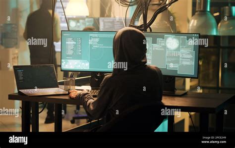 Professional Web Thief Using Malware To Access System And Steal Sensitive Information Hacker