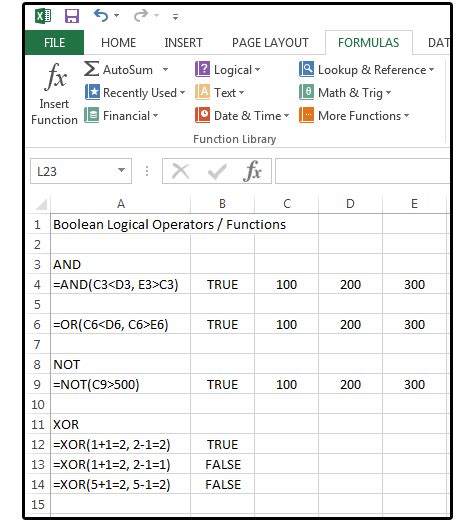 Excel Boolean Logic How To Sift Spreadsheet Data Using AND OR NOT And XOR PCWorld