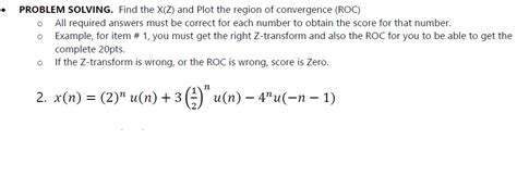 Solved 0 PROBLEM SOLVING Find The X Z And Plot The Region Chegg Com