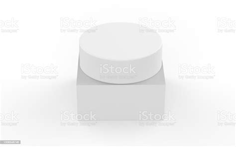 둥근 비누 바와 포장 상자 고립 된 흰색 배경 3 차원 일러스트 레이 션에 서식 파일을 모의 0명에 대한 스톡 사진 및 기타 이미지 Istock