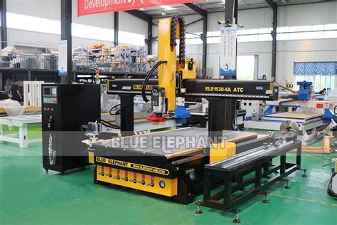 1530 Carousel Atc Wood Design Cnc Router With Rotary Device Blue Elephant Cnc Machinery