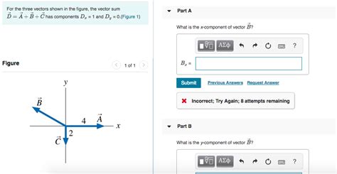 Solved What Is The Magnitude Of Vector B⃗ What Is The