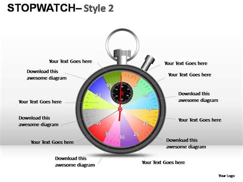 stopwatch style 2 powerpoint presentation slides template