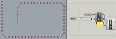 Rotating Rectangles To Align With Vectors Along Curve Grasshopper