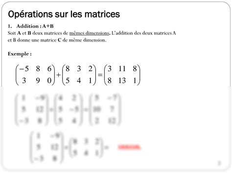 SOLUTION Chapitre 02 Calculs Matriciels Studypool