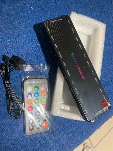 TEUCER LP 10 ARGB PWM HUB With ARGB Controller 2 In 1 Fan HUB Adapter Gearbest