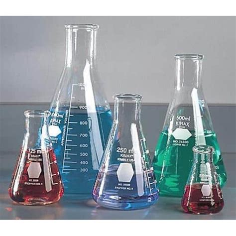 Erlenmeyer Flasks Narrow Neck Ml Chemical Plus