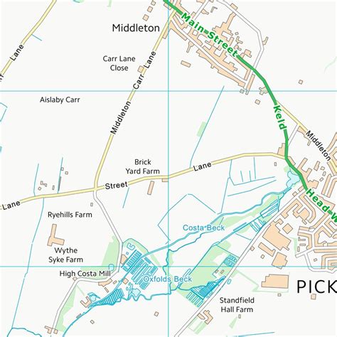 Ryedale District Se78 Map By Uk Topographic Maps Avenza Maps