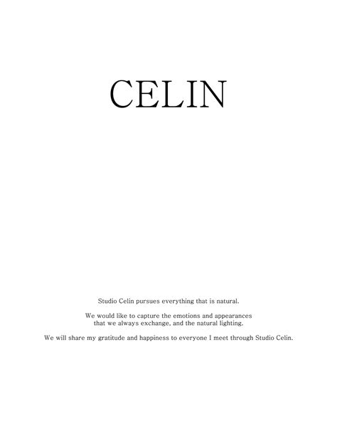 Studio Celin 스튜디오 셀린 Studio Studiocelin Photographer Celin