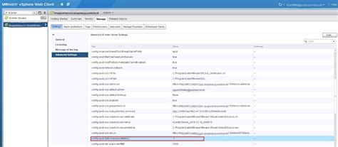 vmware vsphere performance data not displaying query limitation