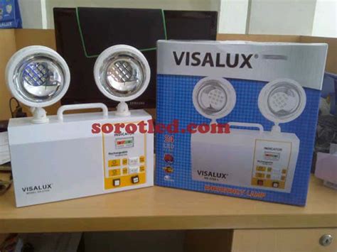 Lampu Emergency Mata Kucing Visalux Toko Sorot Led