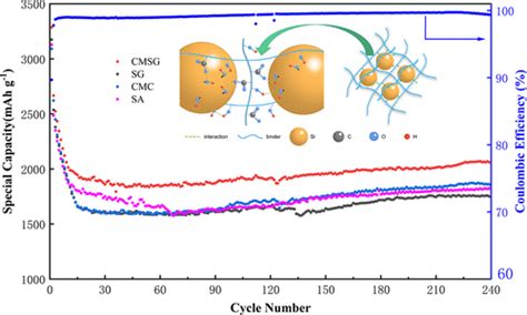 Carboxymethyl Three Dimensional Cross Linked Biopolymer Binder For High Performance Silicon