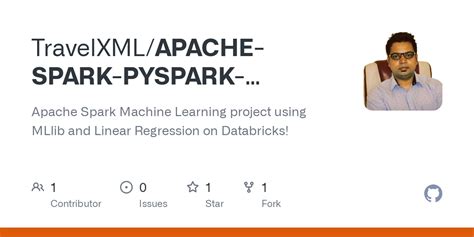 Github Travelxml Apache Spark Pyspark Databricks Machine Learning Mlib Apache Spark Machine