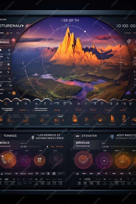 Premium Ai Image Dashboard Interface Mockup Create An Intuitive And Datarich Dashboard Ui