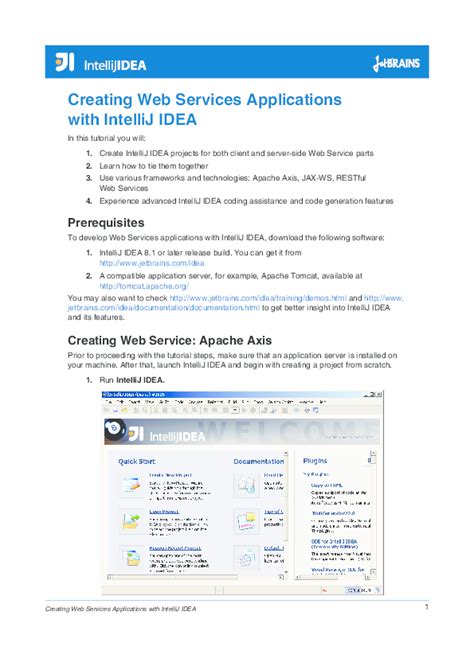 pdf creating web services applications with intellij idea
