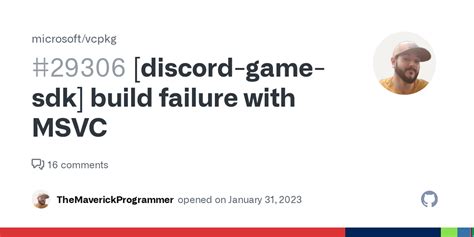 Discord Game Sdk Build Failure With MSVC Issue Microsoft Vcpkg GitHub