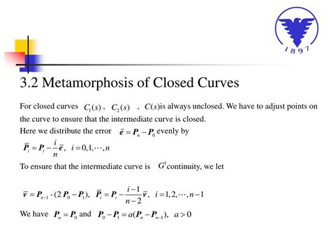 Ppt Metamorphosis Of Planar Parametric Curves Via Curvature