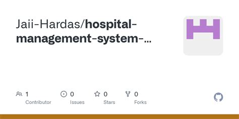 Github Jaii Hardashospital Management System Mono Repo