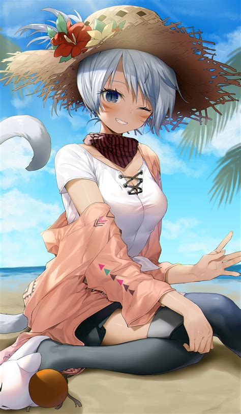 Beach Miqote [ffxiv] R Kemonomimi