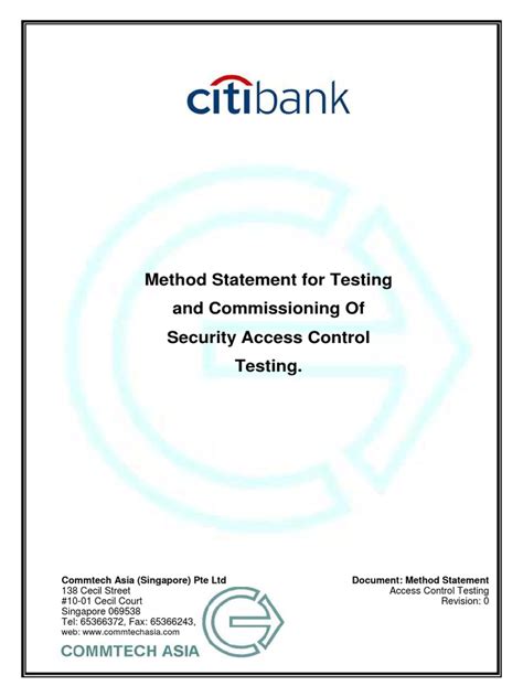 Access Control Testing Pdf Door Instrumentation