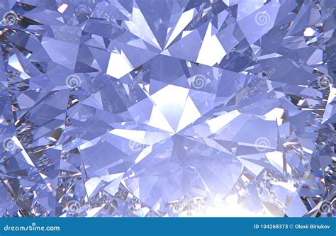 Realistic Diamond Texture Close Up 3d Render Stock Illustration