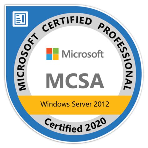 MCSA Windows Server Certified Acclaim