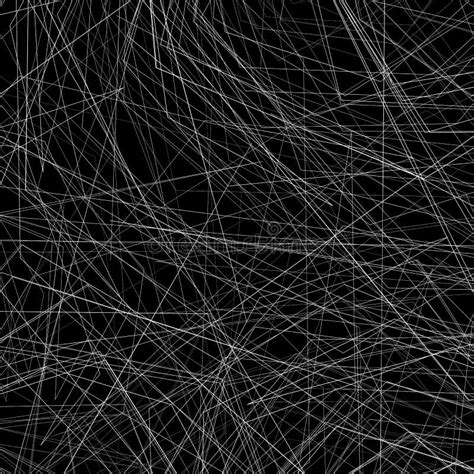 Geometric Pattern With Random Intersecting Lines Chaotic Rough Stock