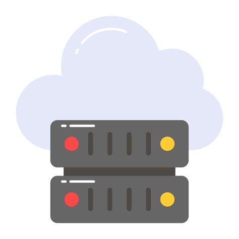 Cloud Hosting Server Vector Design Icon Of Data Networking 20921016 Vector Art At Vecteezy