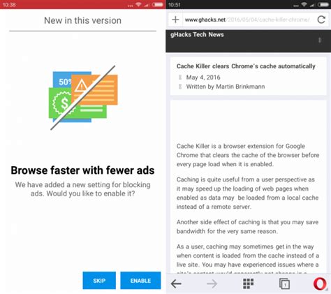 Opera Mini Update Brings Ad Blocker Ghacks Tech News