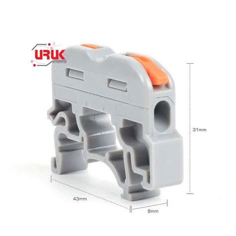 Din Rail Wire Connector Terminal Block Quick Wiring UrukTech