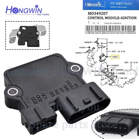 1 3pcs Ignition Control Module J723t For Mitsubishi Pajero Ii Iii Sport