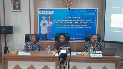 Rakor Pembahasan Perencanaan Kebutuhan Dan Penyelesaian Permasalahan Jabatan Fungsional Tenaga