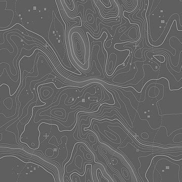 Seamless Vector Topographic Map Background Relief Pattern Geometric Background Image And