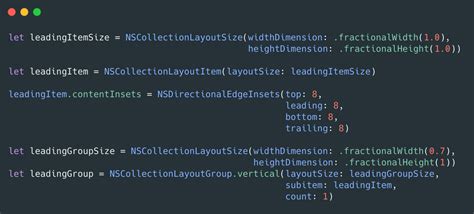 Compositionallayout For Complex Layout Design In Ios