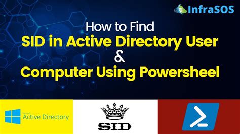 How To Find Sid In Active Directory Users And Computers Using Powershell Youtube