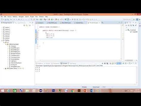 Java Programming Increment YouTube