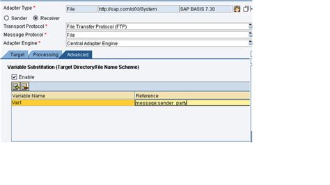 Variable Substitution For Directory Or File Name Sap Community
