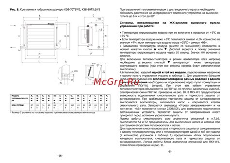 Тепломаш КЭВ 56Т4w2 — управление тепловентиляторами пультом
