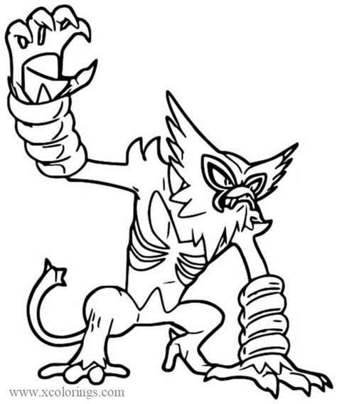 Gigantamax Coloring Page Coloring Pages