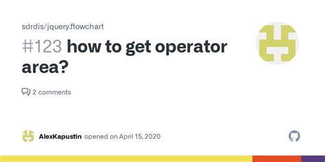 How To Get Operator Area · Issue 123 · Sdrdisjqueryflowchart · Github