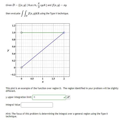 Solved Given D Xy0≤x≤16x2≤y≤8 ﻿and Fxyxy ﻿then