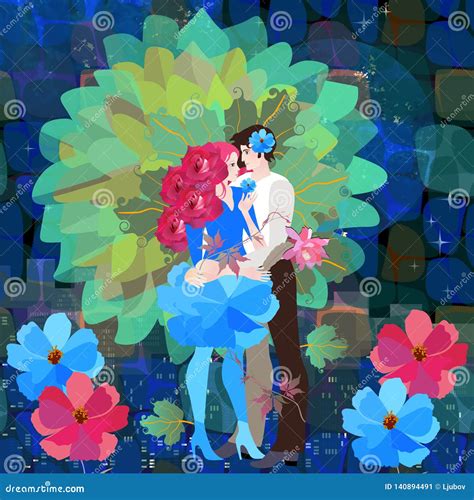 Woman Hugging Tree Stock Illustrations 458 Woman Hugging Tree Stock