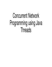 Concurrent Network Programming in Java: Threads & Concurrency | Course Hero