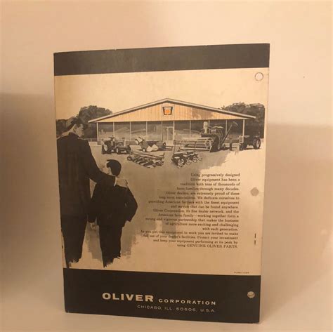 Oliver 830 Forage Harvester Parts Catalog Carmichaels Garage