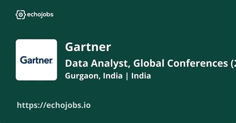 Gartner Is Hiring Data Analyst Global Conferences 2 4 Years Related