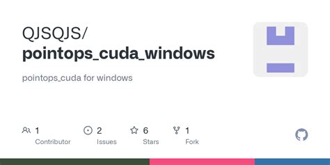 Github Qjsqjs Pointops Cuda Windows Pointops Cuda For Windows