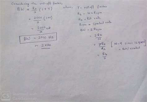 [solved] 2 What Is The Required Bandwidth To Transmit 16 Qam Signals