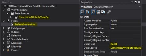 Show D365fo Dimensions In A Form Grid Control Using A View
